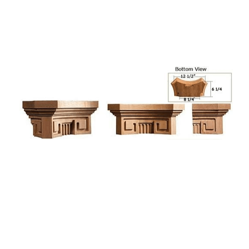 Modern Classic Collection, Modern Capital, 15 3/4"w x 6 1/4"h x 7 7/8 ...