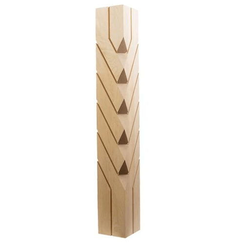 New York Collection, Contemporary Corner Post, 5"w x 35 1/2"h x 5''d ...