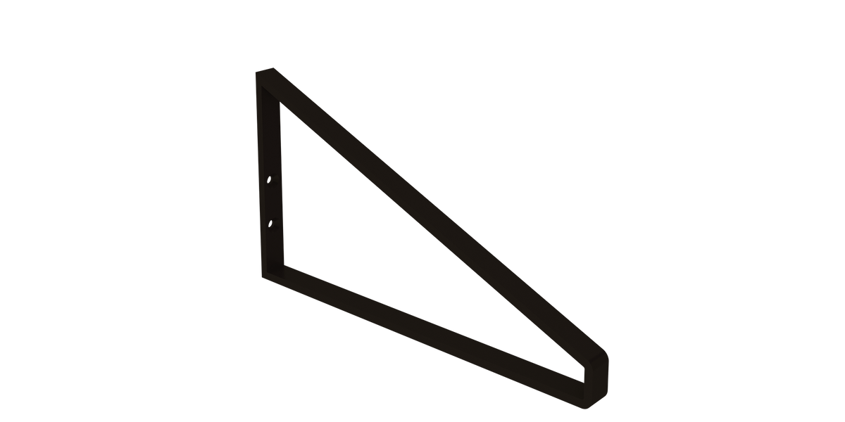 Designs of Distinction, Mid Century Triangle Bracket 12" — Mouldings.com