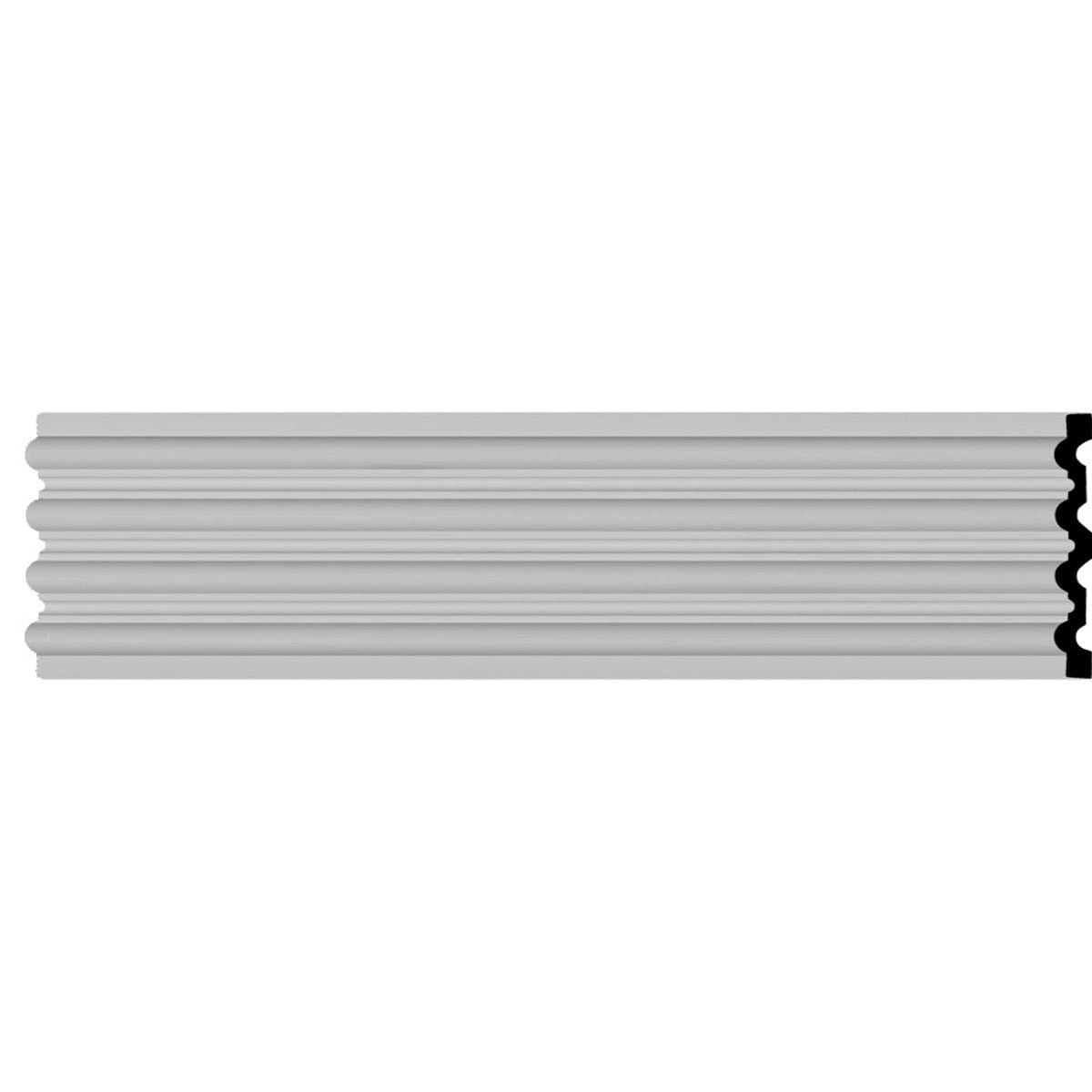 Fluted Casing, 7 7/8"W x 94 1/2"H x 1 1/8"D — Mouldings.com