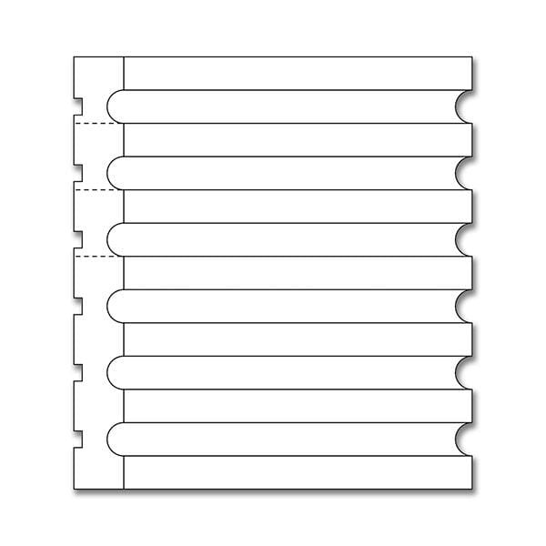 Fluted Casing, 6 1/2''w x 3/4''d — Mouldings.com