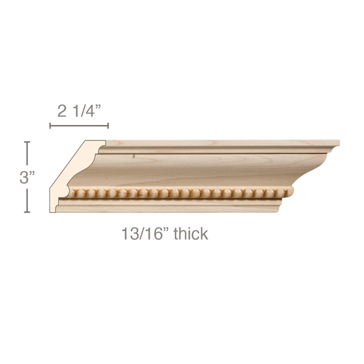 Bead, 3 3/4''w x 13/16''d — Mouldings.com