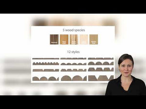 1/2″ Double Bead Tambour — Mouldings.com