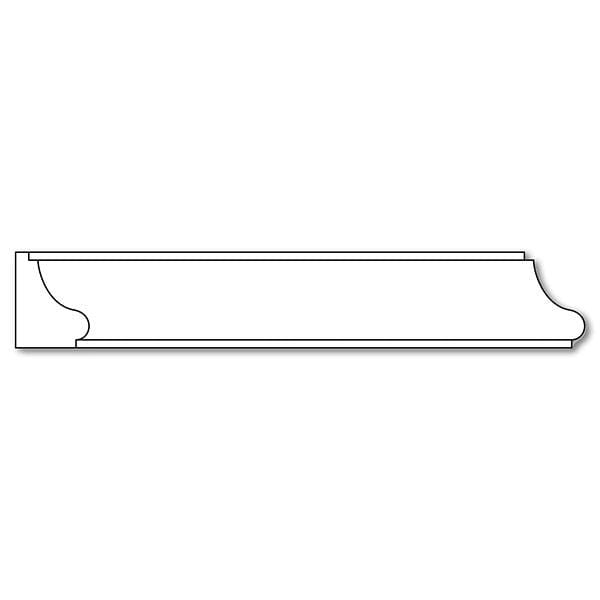 Traditional Panel Moulding, 1''w x 3/4''d — Mouldings.com